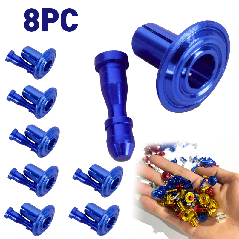 16PC /8PC PrecisionLock Push Pin Rivet CNC Aluminum For Motorcycle ...