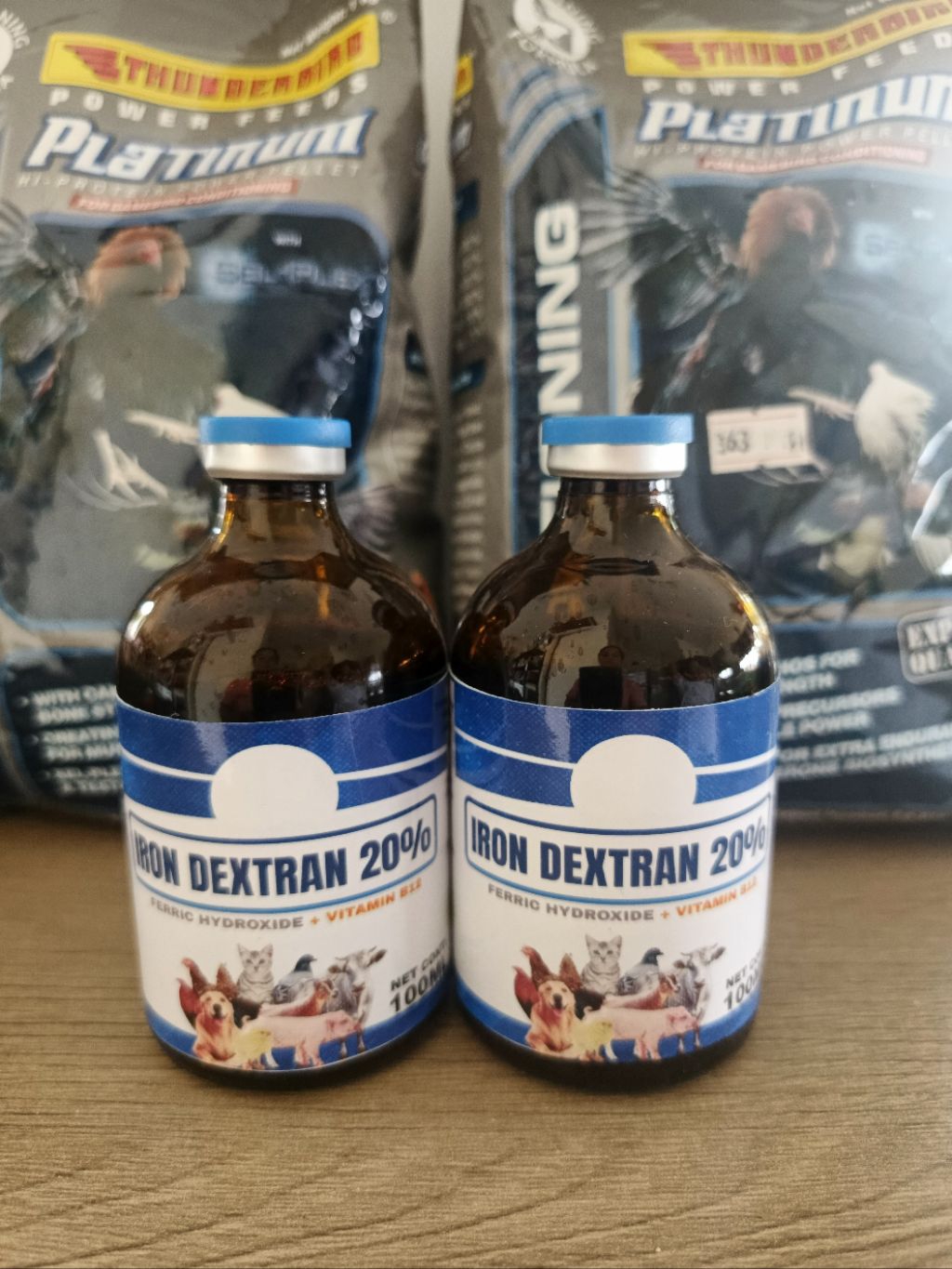 IRON DEXTRAN 2 BOTTLES PROMO (100ml) free 2pcs. 1ml/cc Syringe | Shopee ...