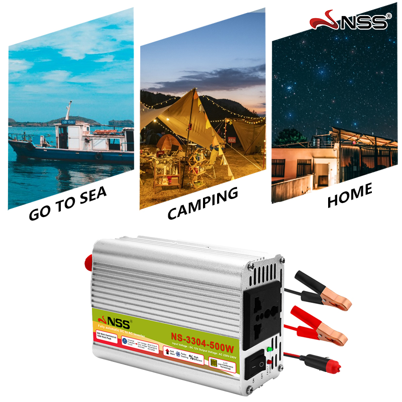 NSS Solar Inverter DC 12V - AC 220V Fully automatic solar current ...