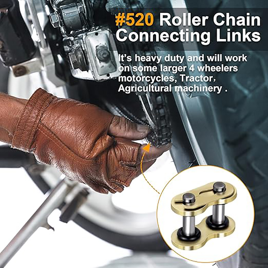 DID HV Durable Oil Seal Link Lock Gold Motorcycle Chain Buckle Rivet ...