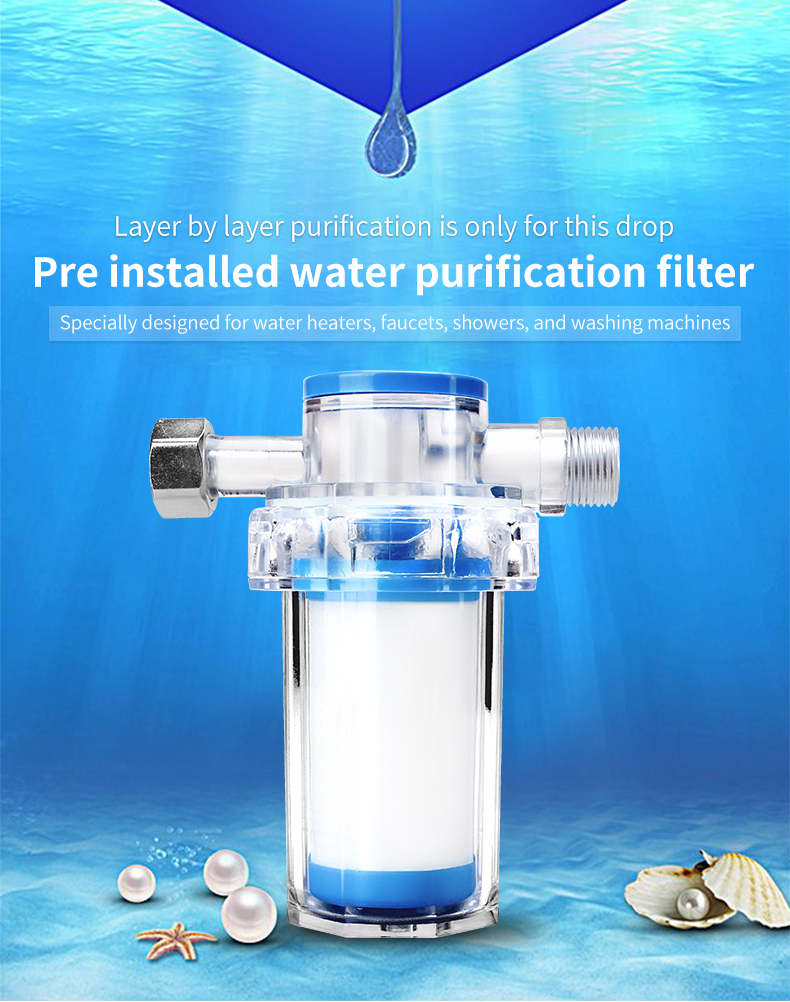 Universal Shower Filter for Clean Bathing Removes Chlorine & Impurities ...