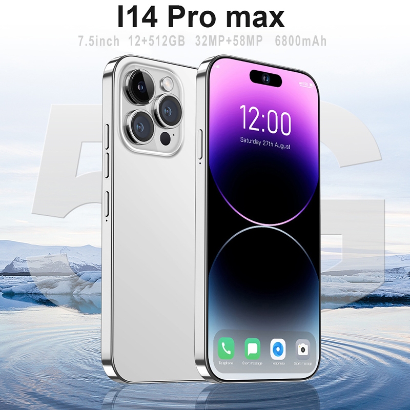 [ BIG SALE ] i14 Pro Max 5G 16GB+512GB Android FULL SCREEN DISPLAY FAST ...