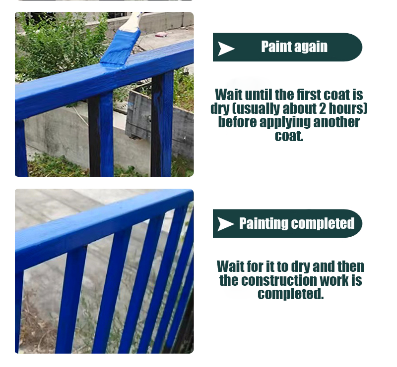 3 In 1 Water-Based Rust Paint Metal Rust Converter Anti Rust Paint For ...