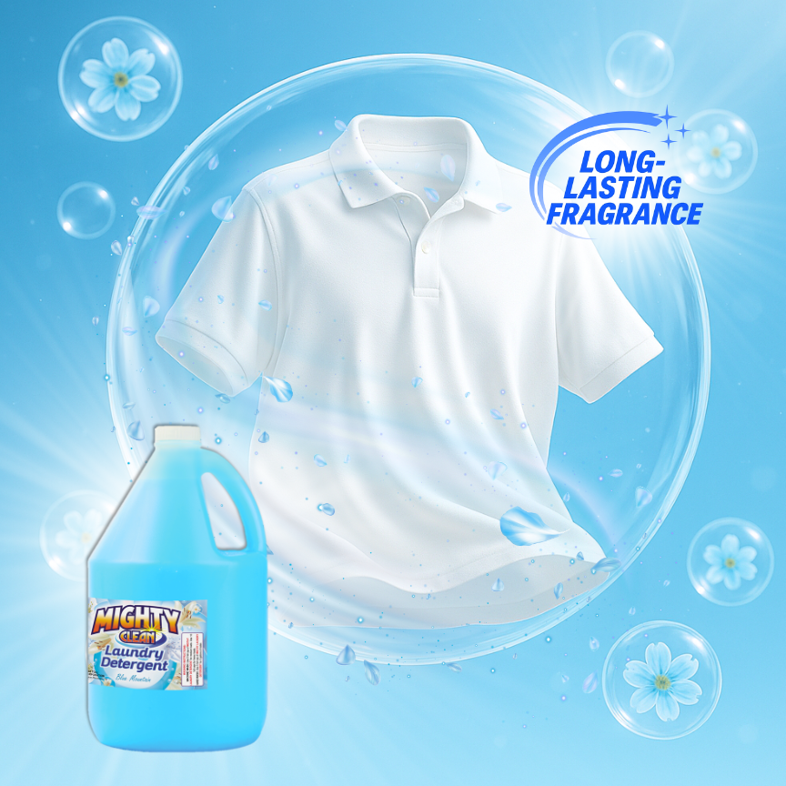 Mighty Clean Liquid Laundry Detergent Blue Mountain Scent - LLD blue ...