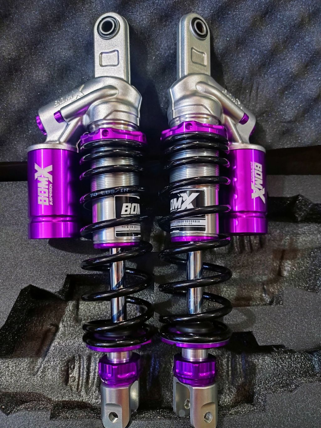 BOM-X REAR SHOCK (335MM/305MM) FOR NMAX/AEROX/PCX (PULSE/FORCE SP ...