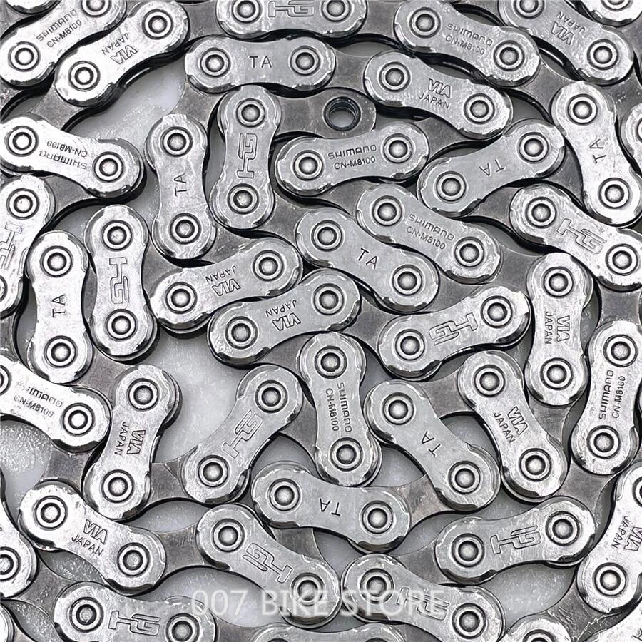 Shimano DEORE XT CN M8100 12s 12 Speed MTB Bicycle HYPERGLIDE Chain 126 ...