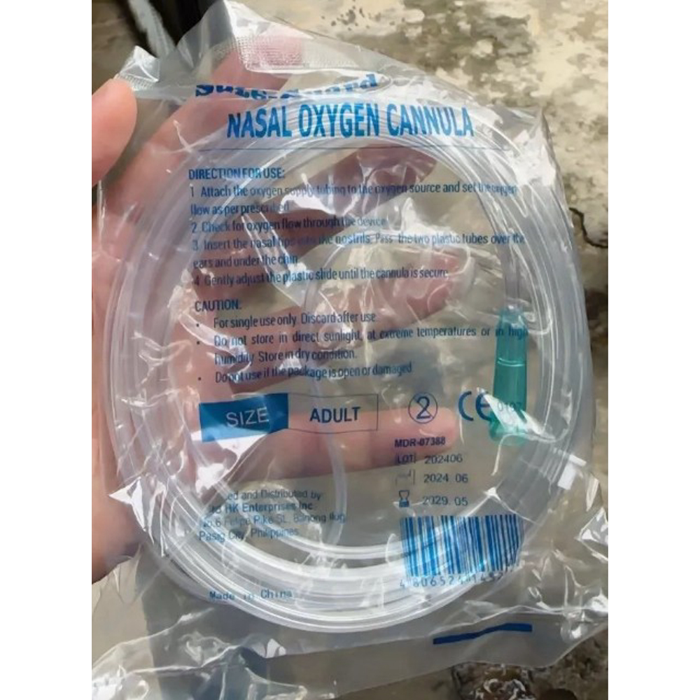 (RSA-J) Sure-Guard Nasal Oxygen Cannula for Adult & Pedia Medical ...
