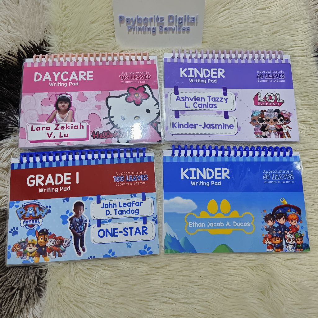 LAMINATED REFILLABLE PERSONALIZED WRITING PAD PAPER | Shopee Philippines