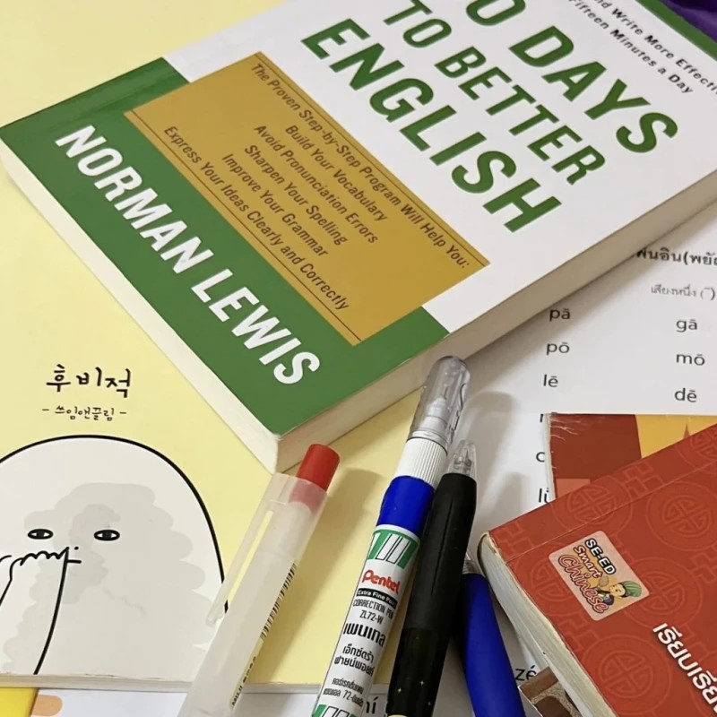 English Learning Book - Thirty Days to Better English Manual self help ...