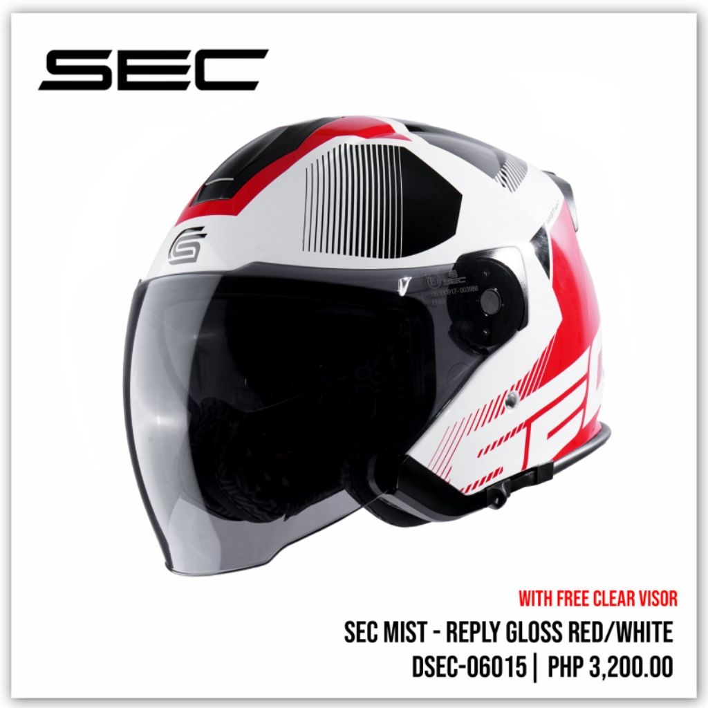 sec mist half face helmet | Shopee Philippines