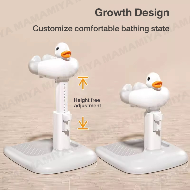 Baby Standing Bath Height-adjustable Showers Support Baby Assist Baby ...