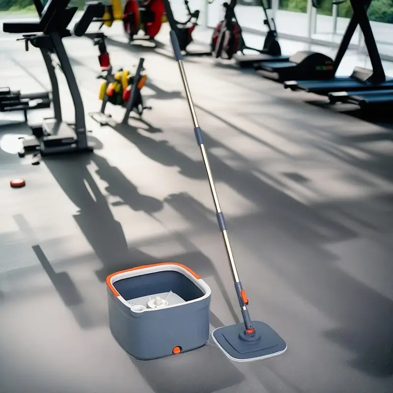 Self Wash Spin Mop 360° Rotation Mop with Spinner and Bucket Clean and ...