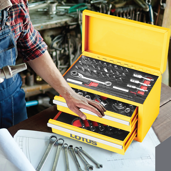 Lotus LTMX120 Mini Steel Tool Box | Shopee Philippines
