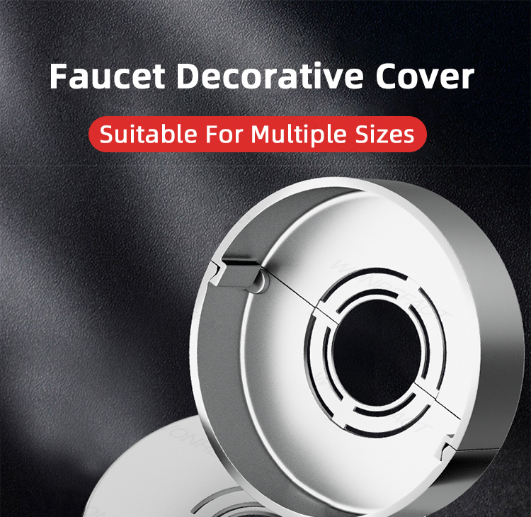 Faucet Decorative Cover Pipe Wall Cover Shower Angle Valve Deck plate ...