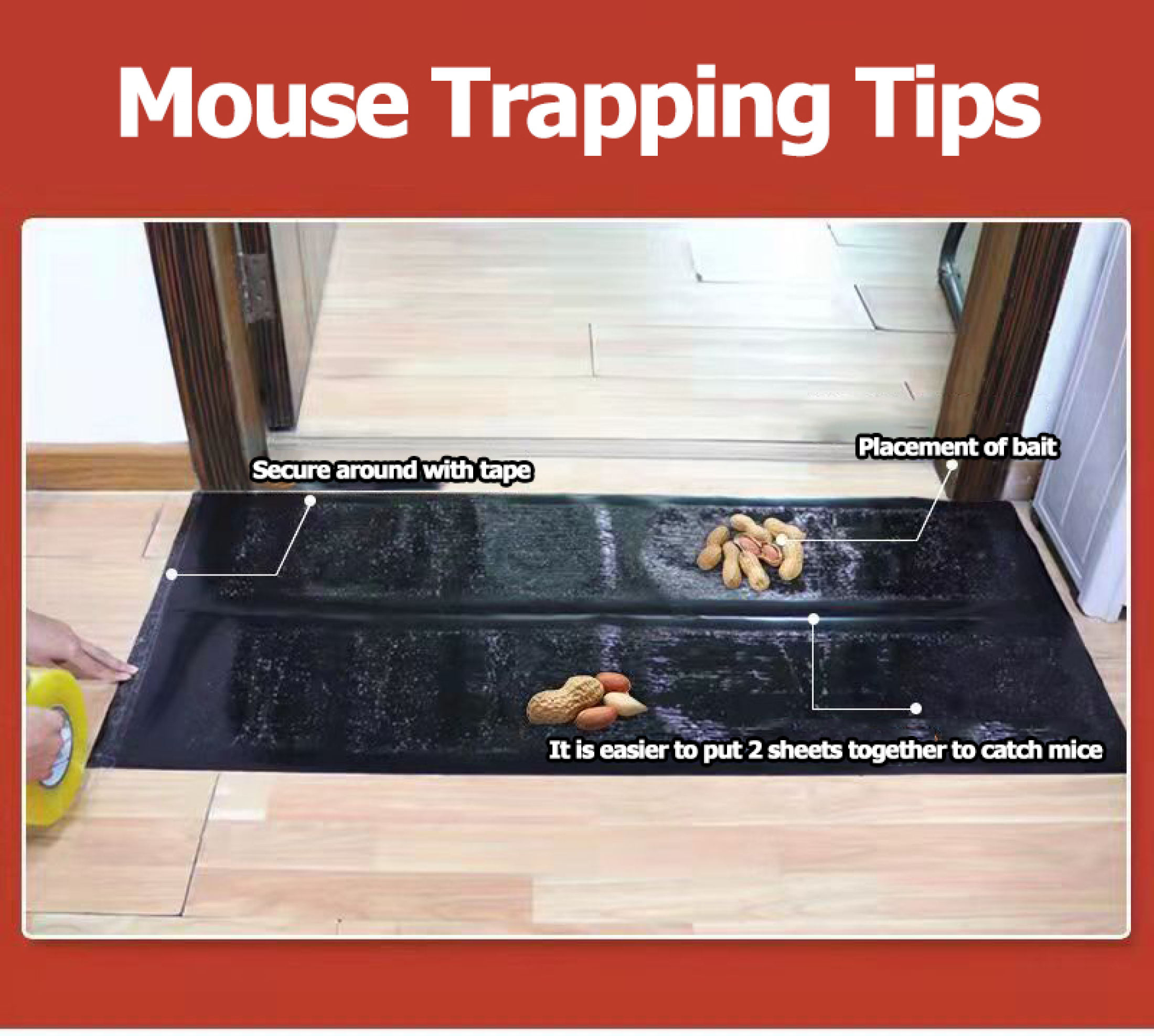 【120*27cm】mouse trap for big rats sticky mouse trap rat trap sticky ...