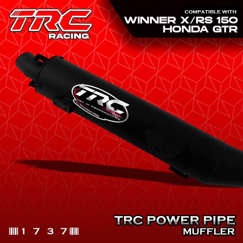 TRC Racing Power Pipe Muffler Exhaust for WINNER X/HONDA GTR/RS 150 1737 | Shopee Philippines