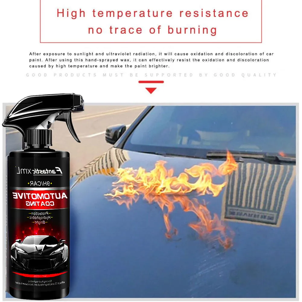 500ml Car Coating for Car Wax Spray and Polish Two-in-one Coating Auto ...