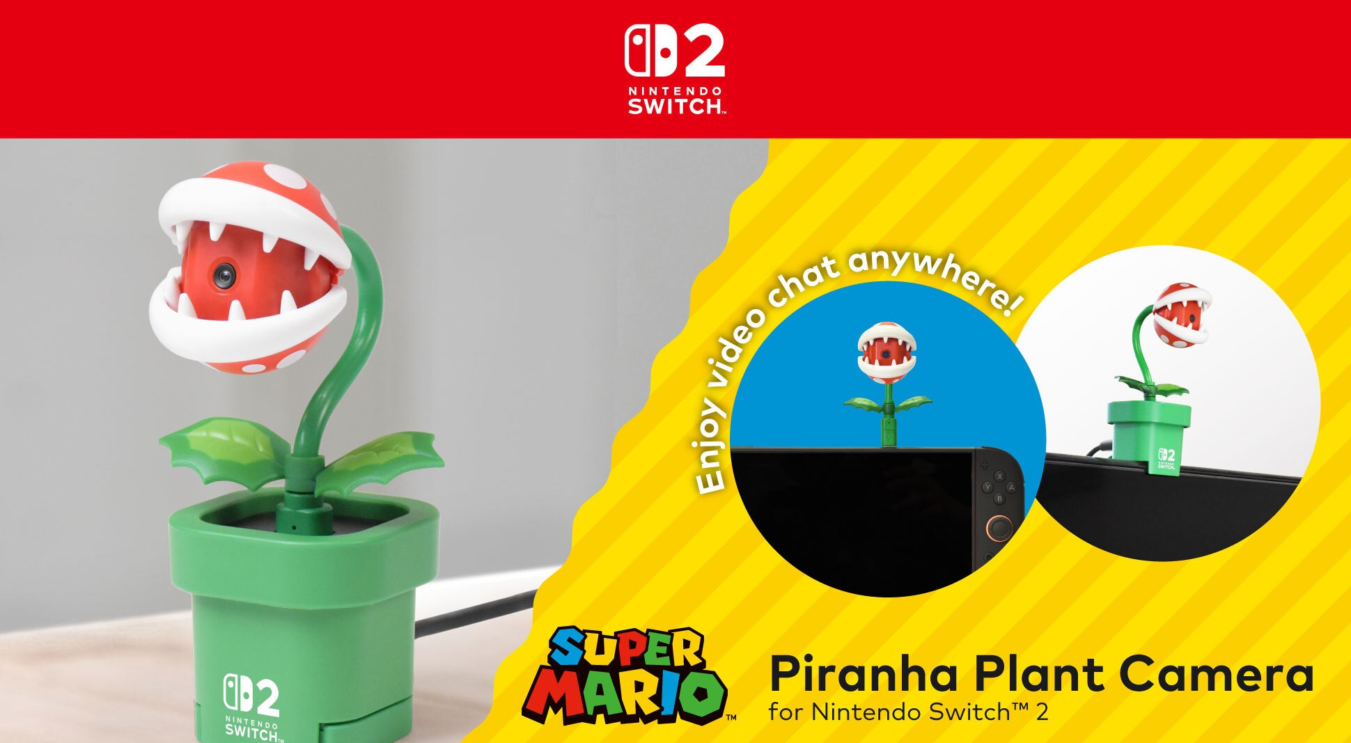 Hori Piranha Plant Camera for Nintendo Switch 2 [NSX-001A] | Shopee ...