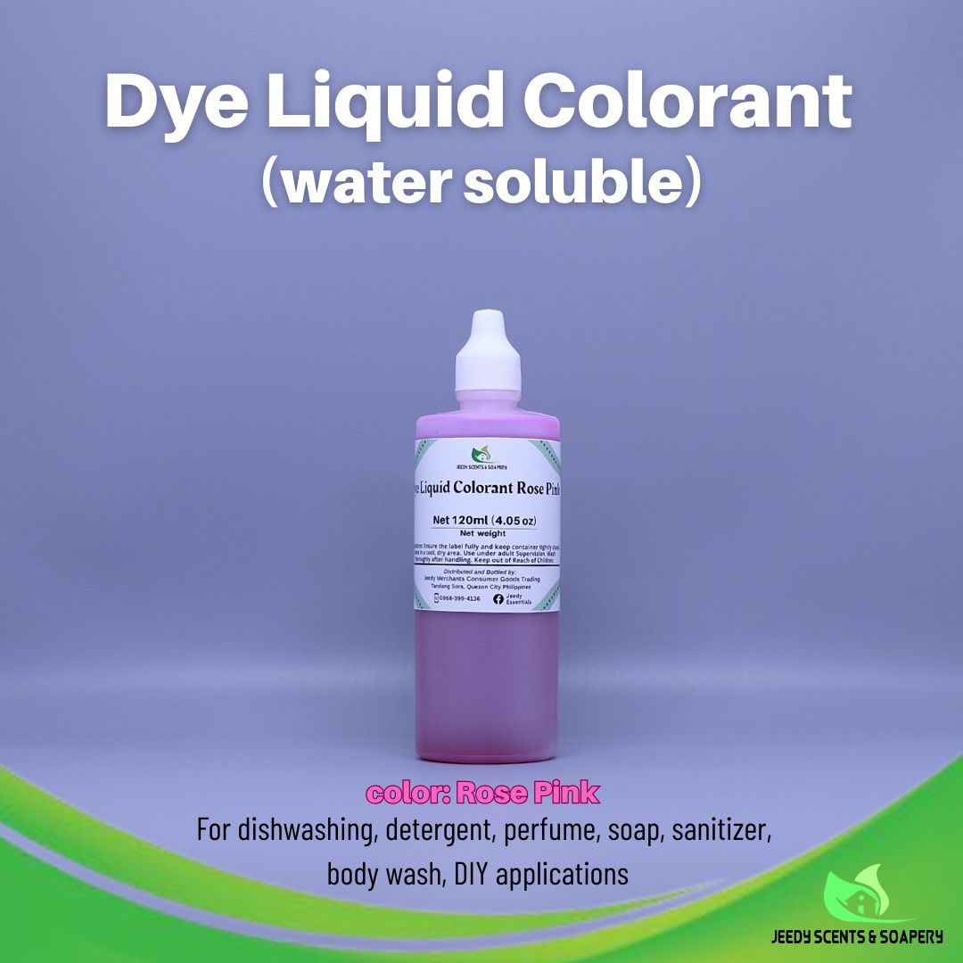 Dye Liquid Colorant - For Dishwashing, Detergent, Perfume, Soap, Body ...