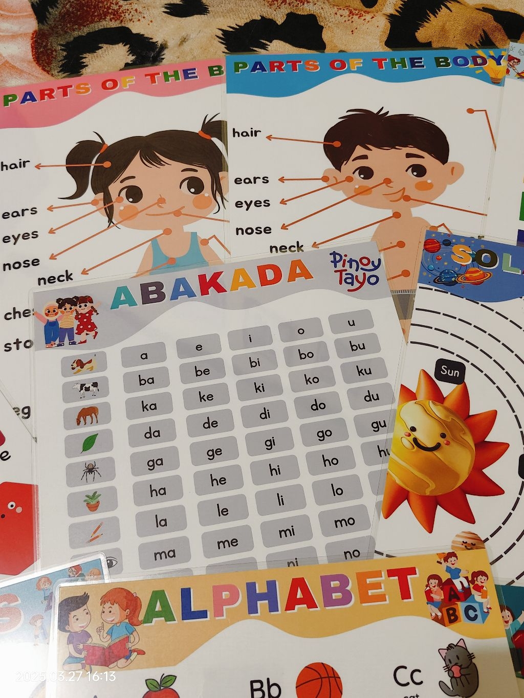 EDUCATIONAL CHART FOR KIDS LAMINATED A4 SIZE | Shopee Philippines