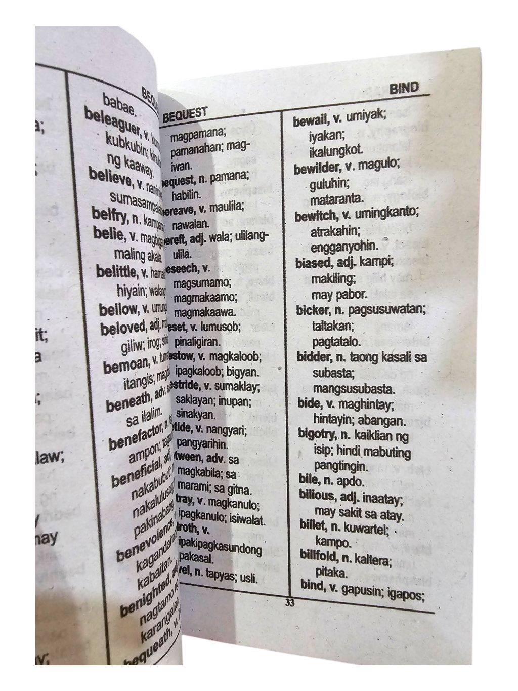 English Tagalog Pocket Dictionary PD-023 | Shopee Philippines