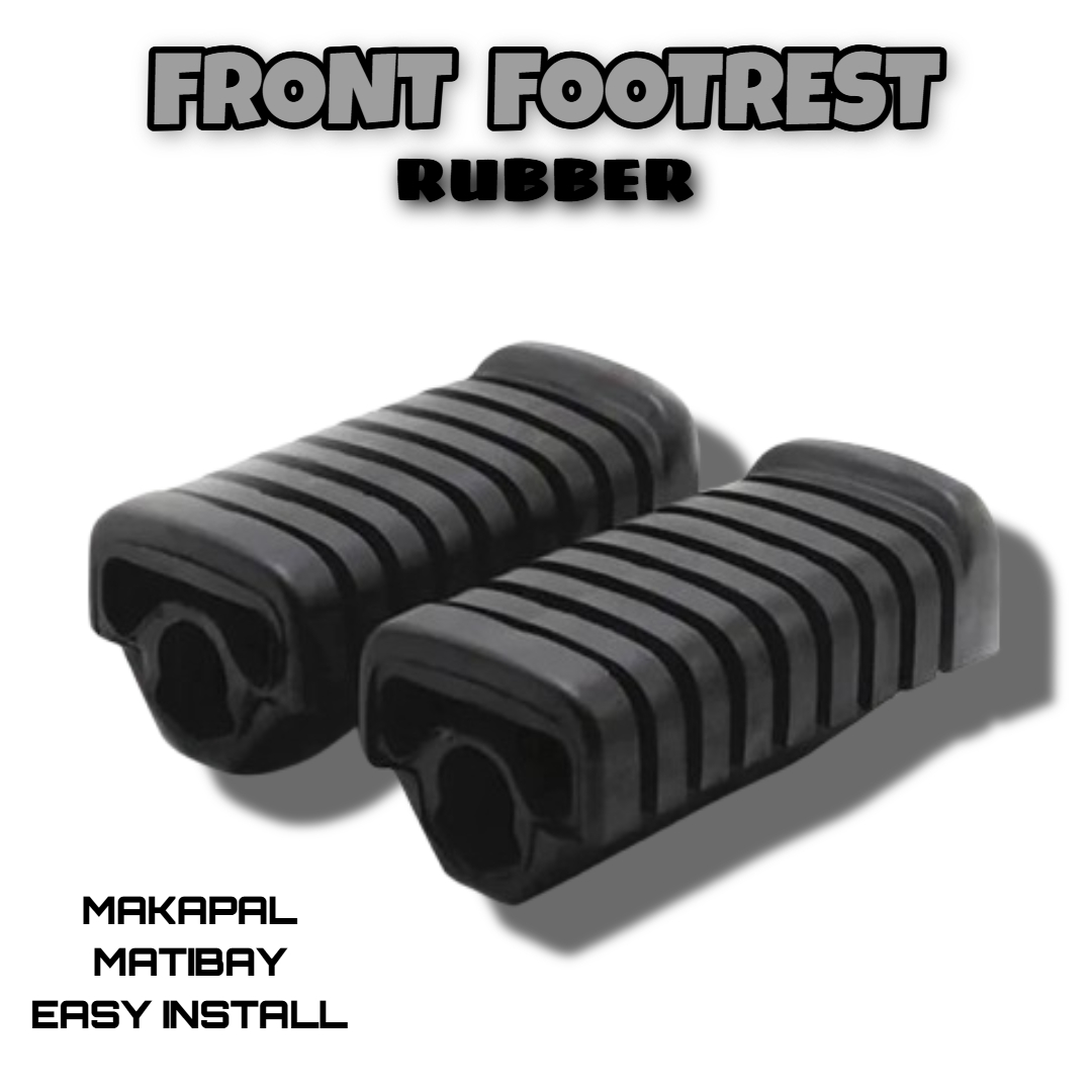 HONDA WAVE 100 - Footrest Front Rubber | Black Color ( 1 pair ...