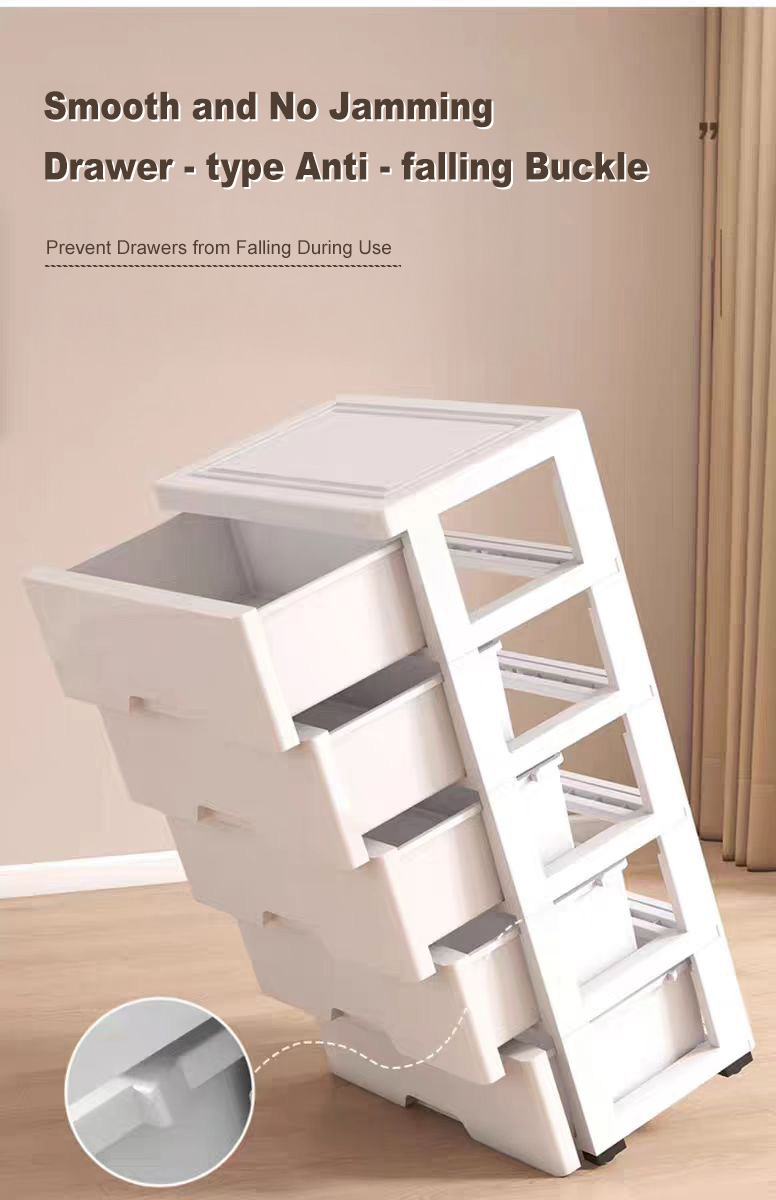 Multi-Layer Plastic Drawer Cabinet Clothes Storage Organizer With ...