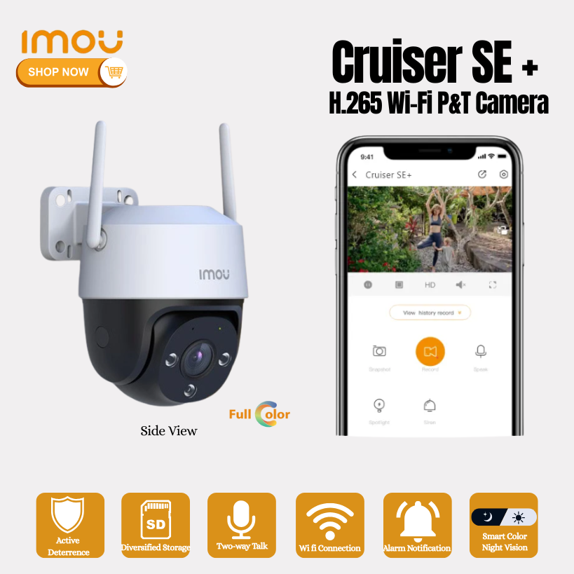 IMOU CCTV Outdoor Home Security Surveillance Cruiser SE + | 360 ...