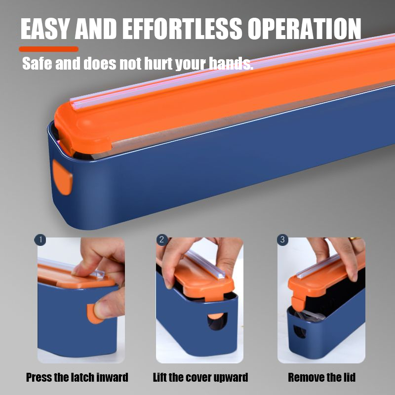 Ten years of use plastic wrap Cling Film Cutting Box Plastic Wrap ...