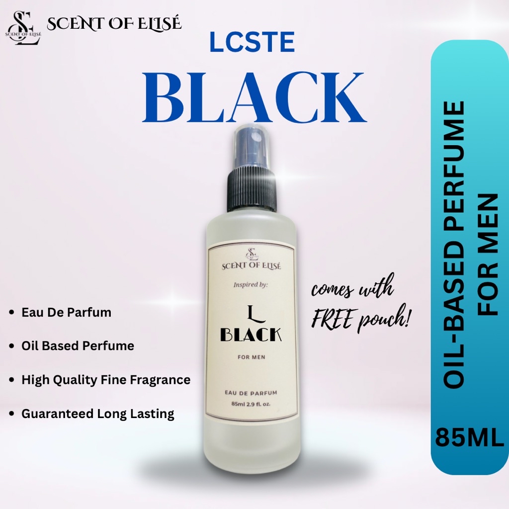 Lcste Black for Men Inspired Oil Based Perfume 85ml High Quality ...