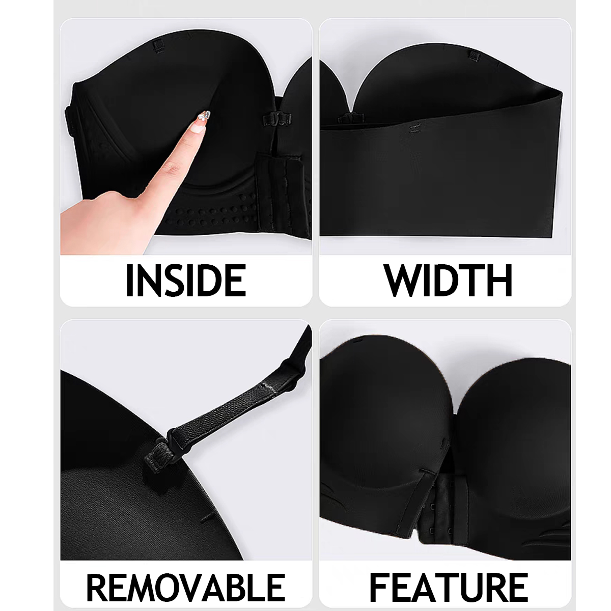 Seamless bra Underwear for Women Small Chest Push-Up 32-38AB CUP ...