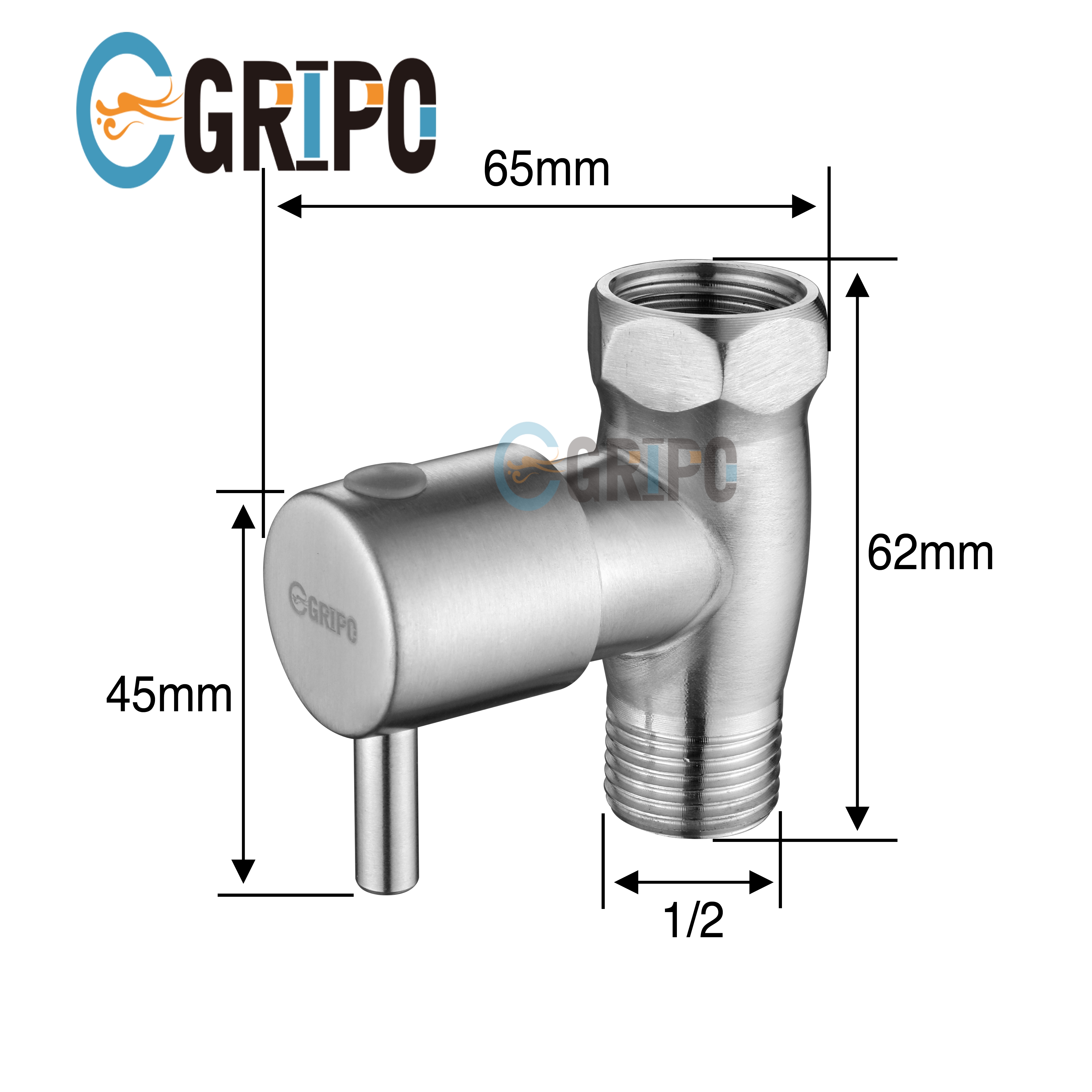 GRIPO High Quality 304 Stainless Water Regulator Water Flow Controller ...