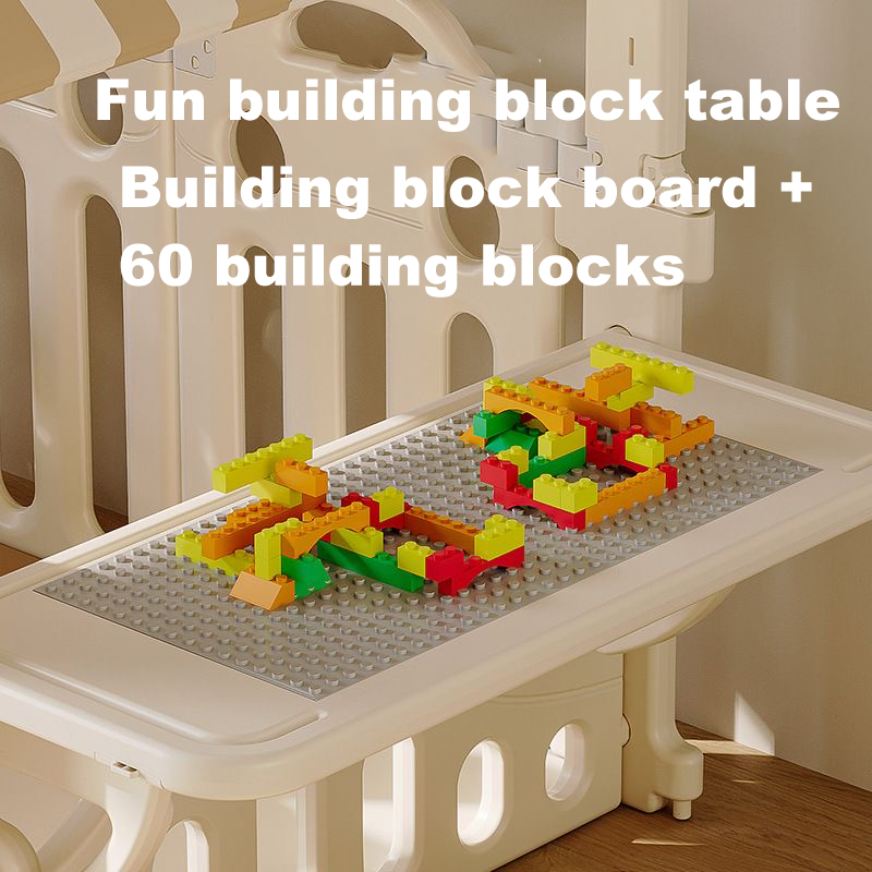【Timoo】Indoor Playpen for kids Multi-Functional game Tent With Storage Rack Building Block Board ...