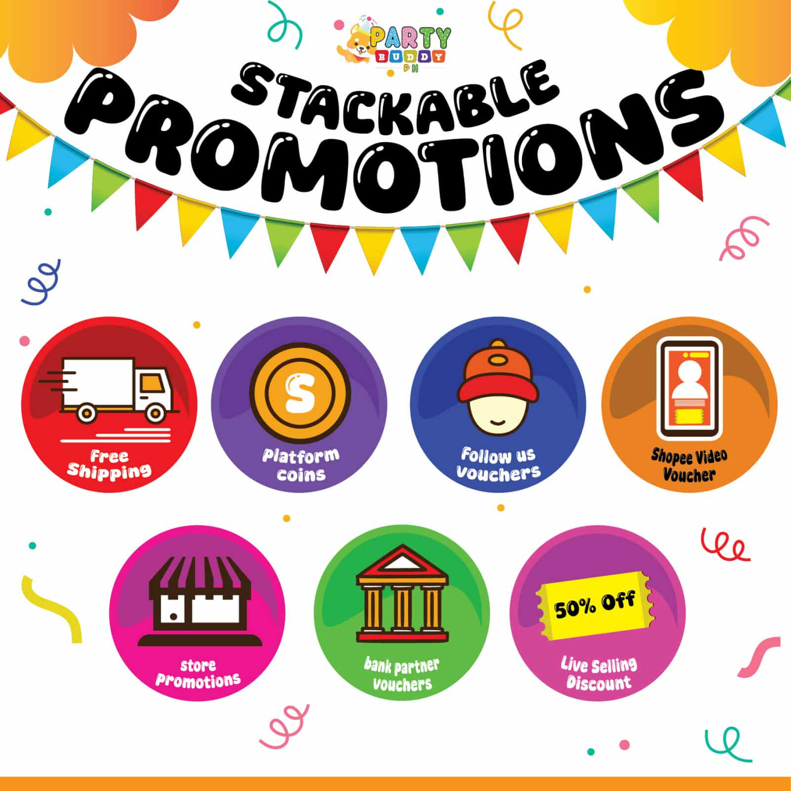 Baby Shark Family Party Supplies and Balloons PartyBuddyPH | Shopee ...