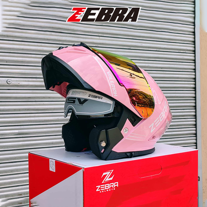 ZEBRA 2027 VALERIAN Modular REVO LENS Full Face Helmet For Motorcycle ...
