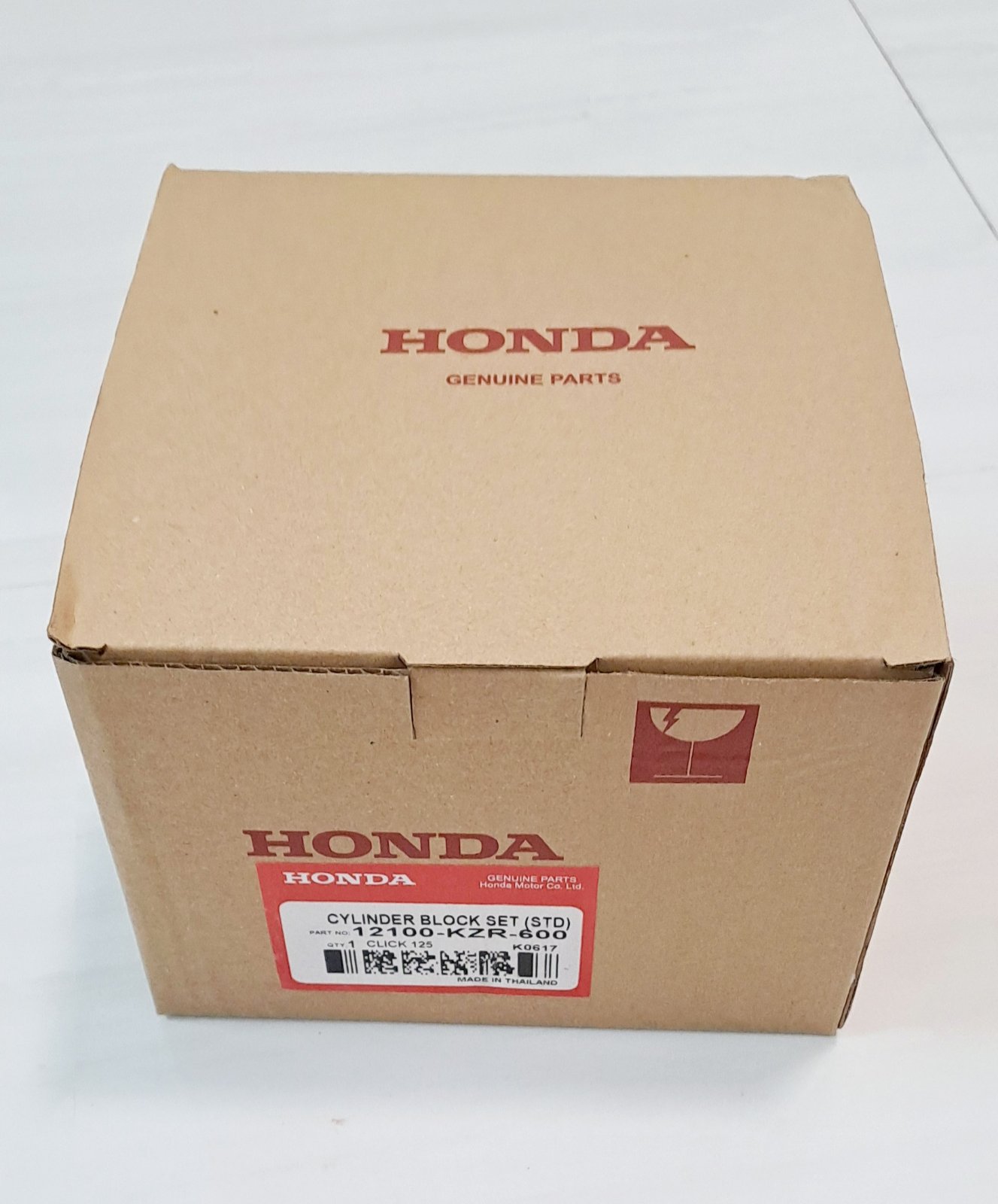 CLICK 125 CYLINDER BLOCK SET ASSY HONDA THAILAND PARTS 12100KZR600 ...
