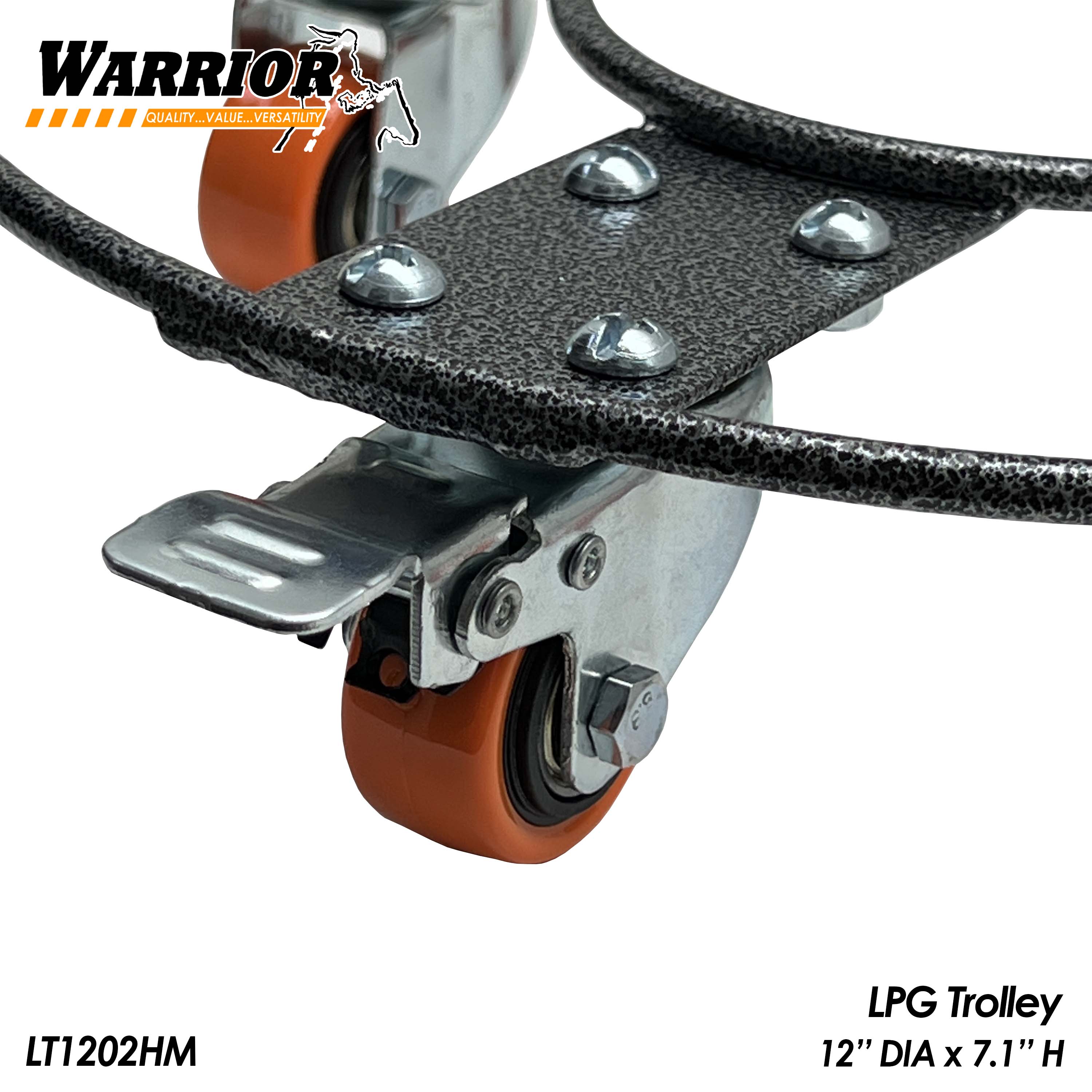 Heavy Duty PU Caster Wheel 2/3/4/5-inches Swivel, Swivel w/ Brake and ...