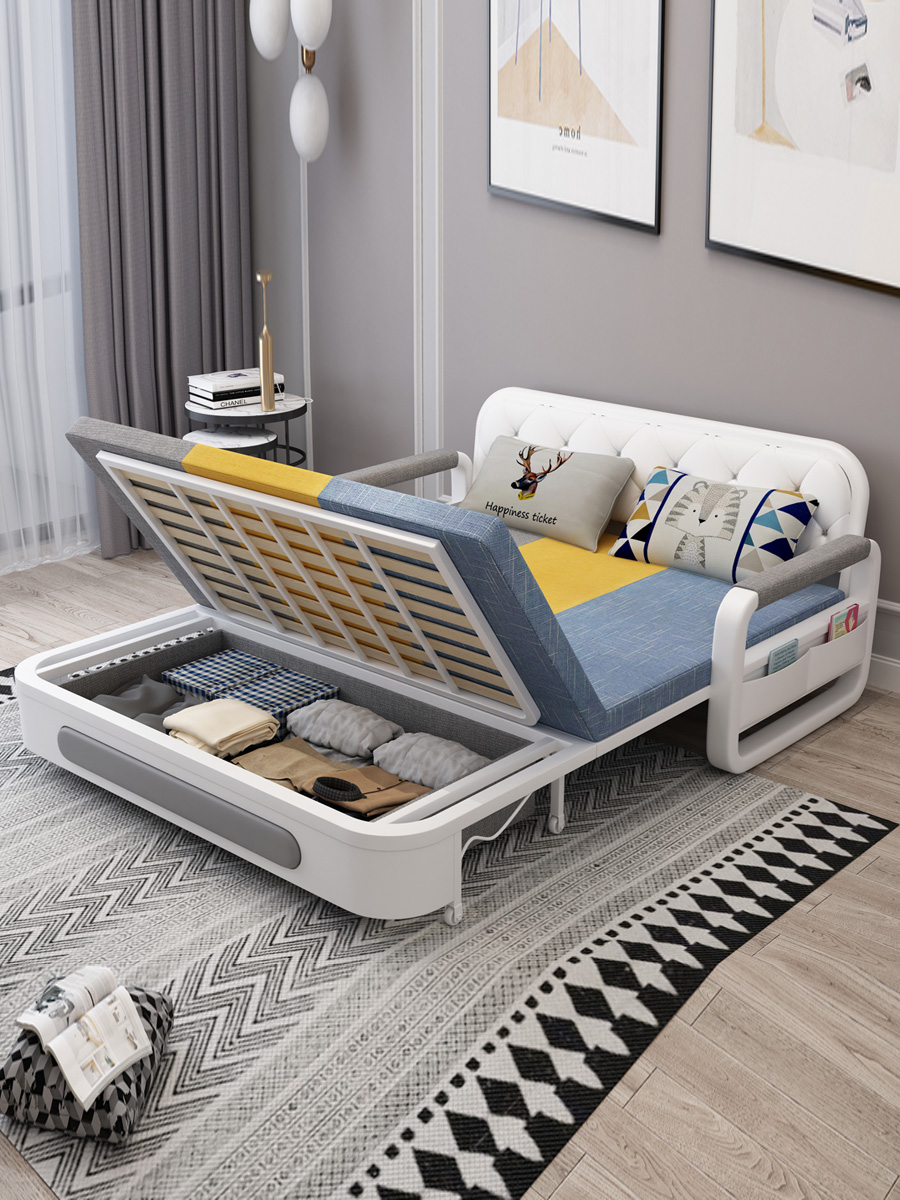 DreaME Folding Sofa Bed With StorageCabinet Storage Sofa Bed For Small ...
