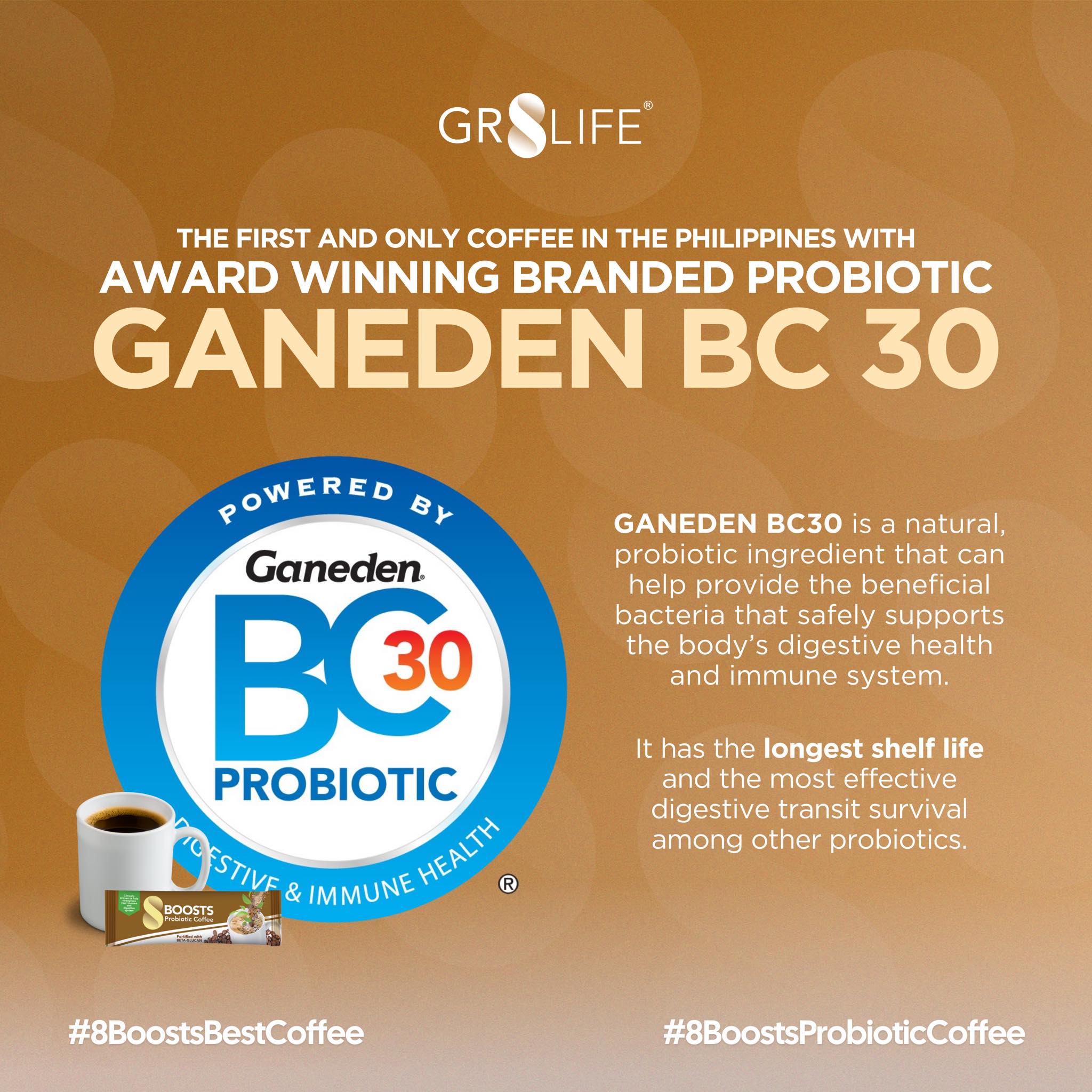 8Boosts Probiotic Coffee | Shopee Philippines