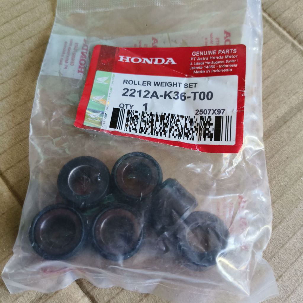 Honda Flyball Set (Roller Weight) – Compatible with Honda Click 150i ...