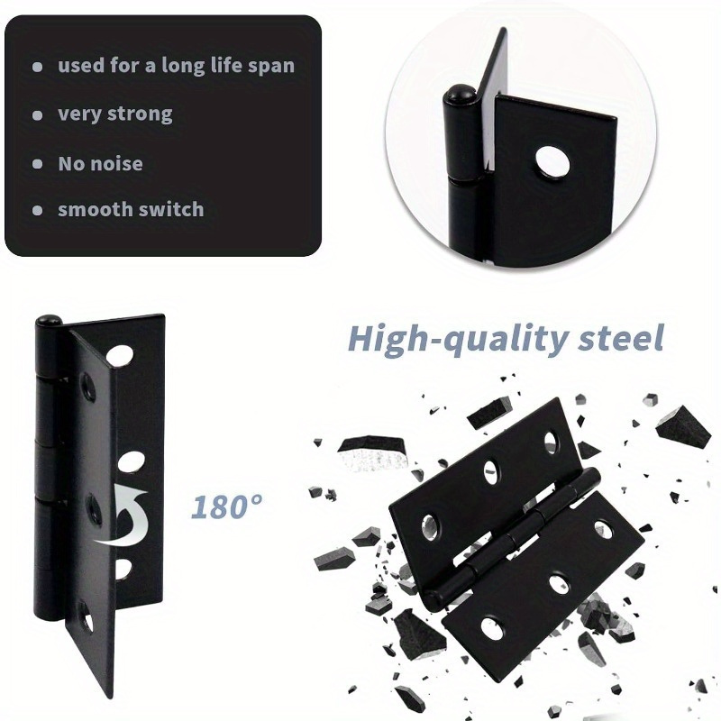 2PCS 304 Stainless Door Hinges. Kitchen, Drawer, Door, Box, Case ...