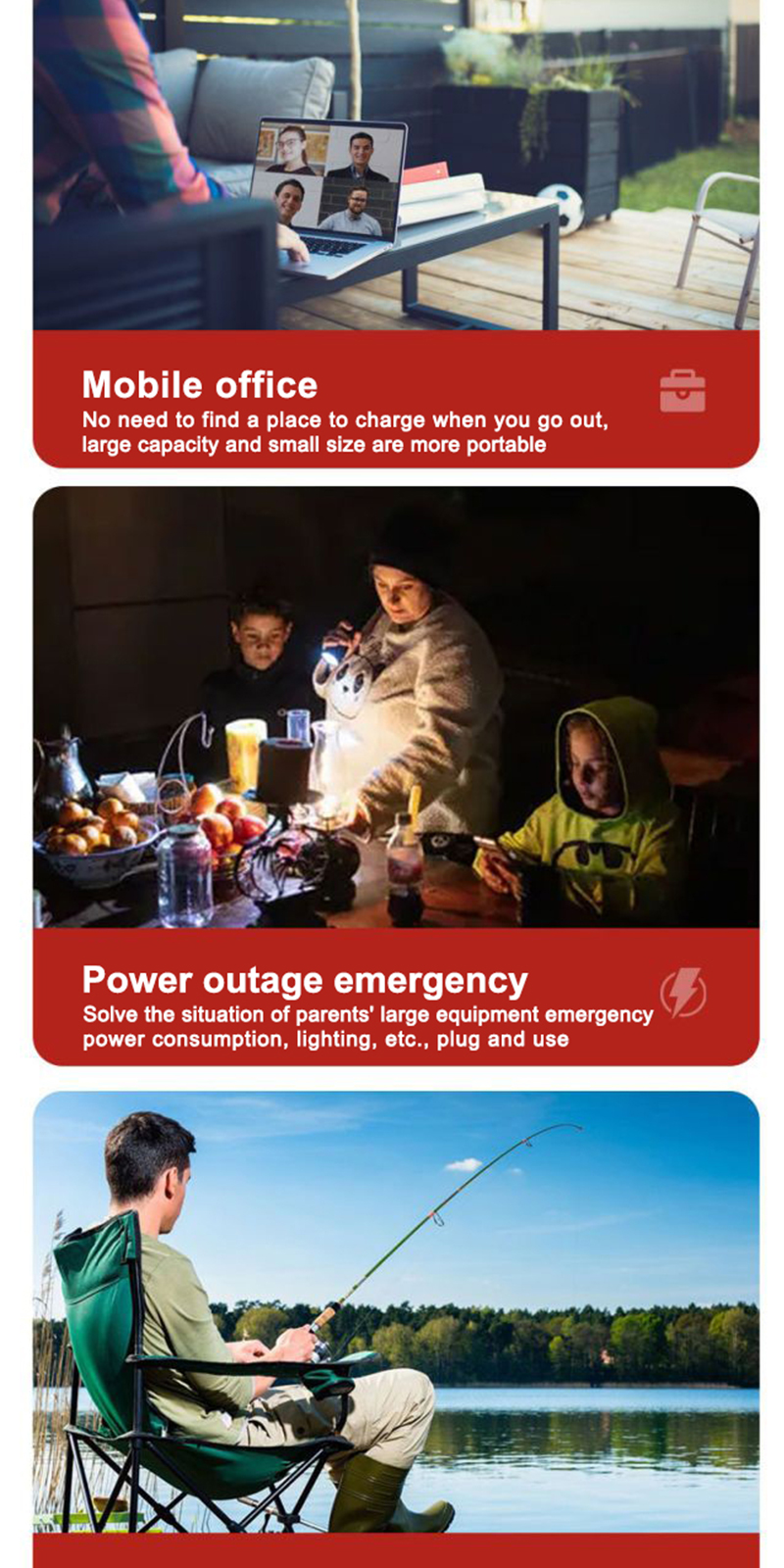 Power Station Portable 300W/220V Multi-functional Powerbank 96000mAh ...