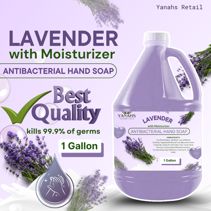 Lavender Calm – Antibacterial Hand Soap (1 Gallon) with Moisturizer ...