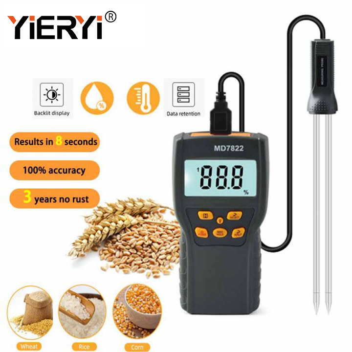 Digital Grain Moisture Meter, Humidity Tester for Contains Wheat Corn ...