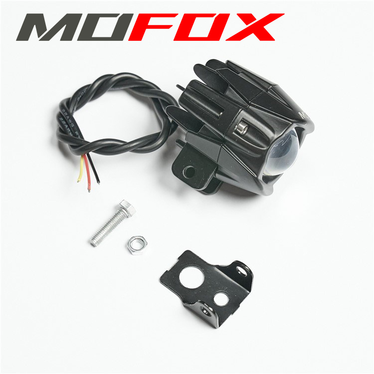 MOFOX W1 Laser Gun 40W Motorcycle Auxiliary Light Hi/Lo Dual Color Mini ...