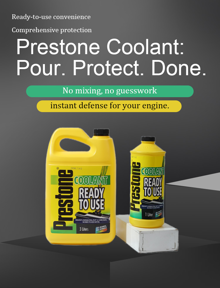 Prestone Coolant Ready To use 3L Radiator For Car Green Honda Click ...