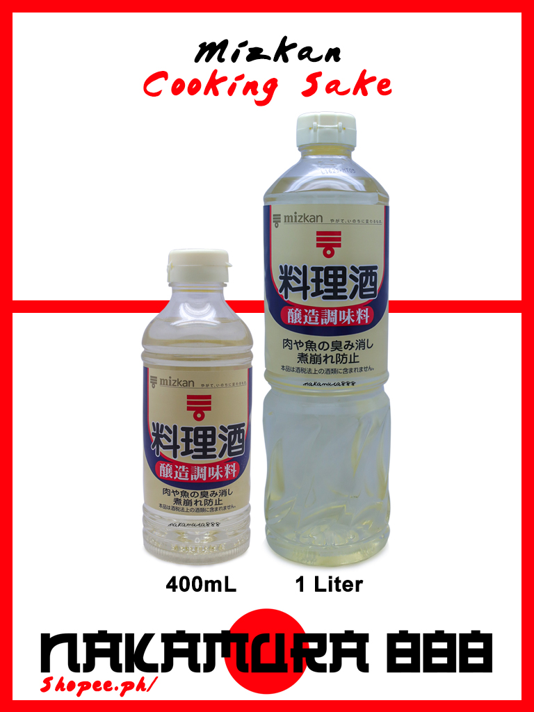 [Japan] Mizkan Cooking Sake - 400mL | 1 Liter | Shopee Philippines