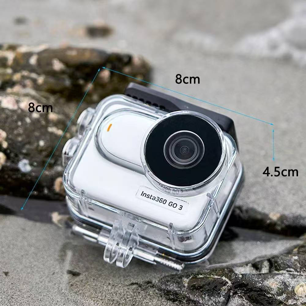60m Waterproof Diving Case For Insta360 GO 3/Go 3s Underwater Camera ...