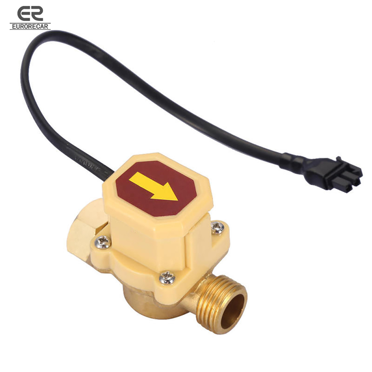 220V Booster Pump Flow Sensor Auto Control Switch Brass Pressure Water ...