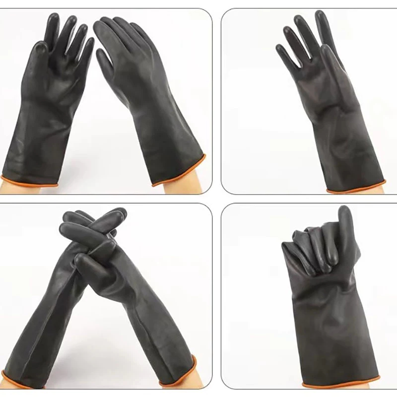 [COD] Thick Sun Rubber Gloves Laundry Washing Gloves Chemical Resistant Gloves | Shopee Philippines